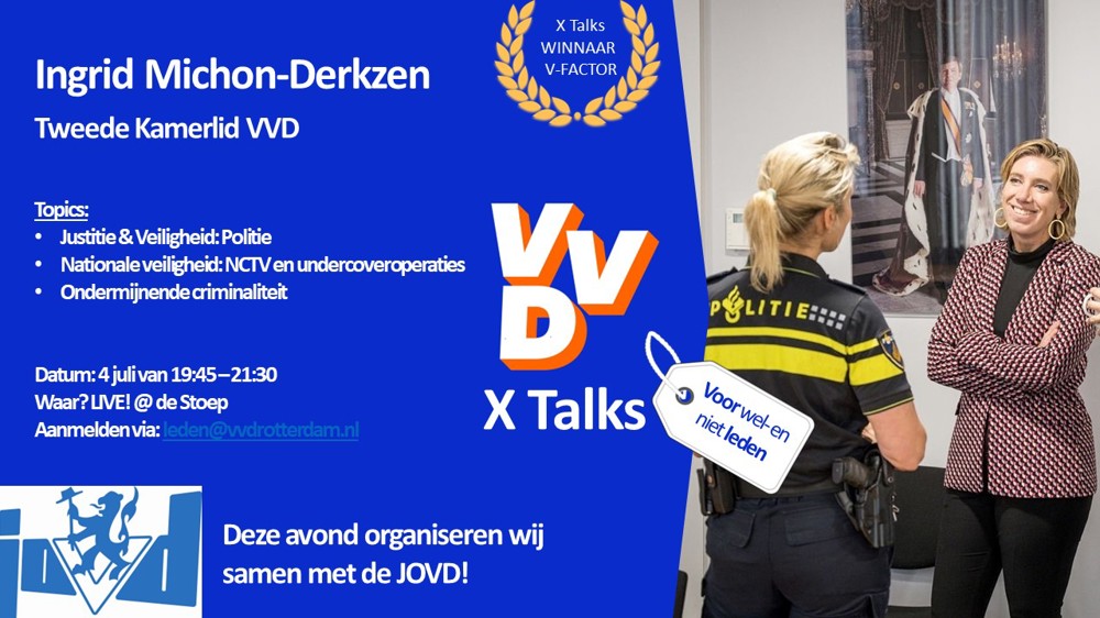 VVDxTalks Ingrid Michon Tweede Kamerlid - De Rotterdamse VVD